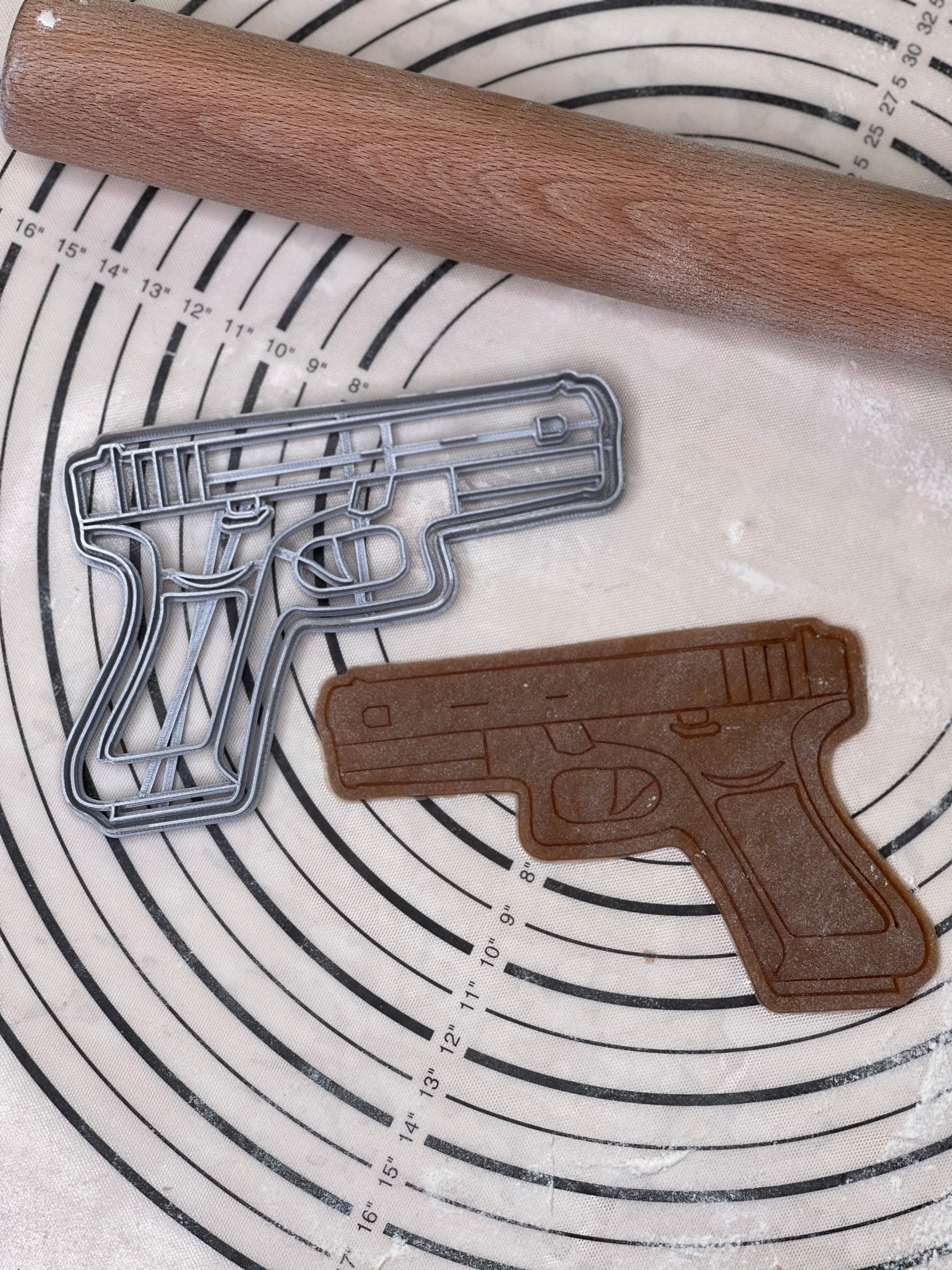 Glock Pistol Cookie Cutter – 3D Kitchen Art